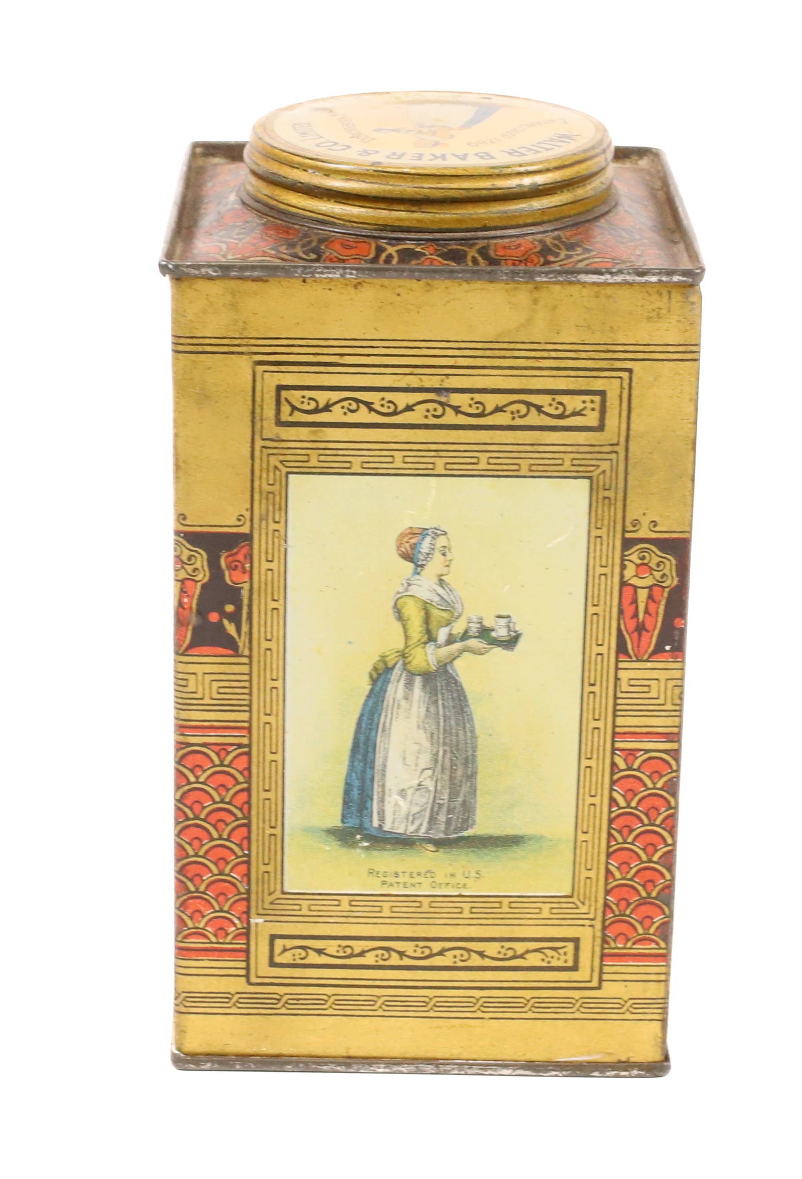 Walter Baker & Co. Cocoa Tin Auction