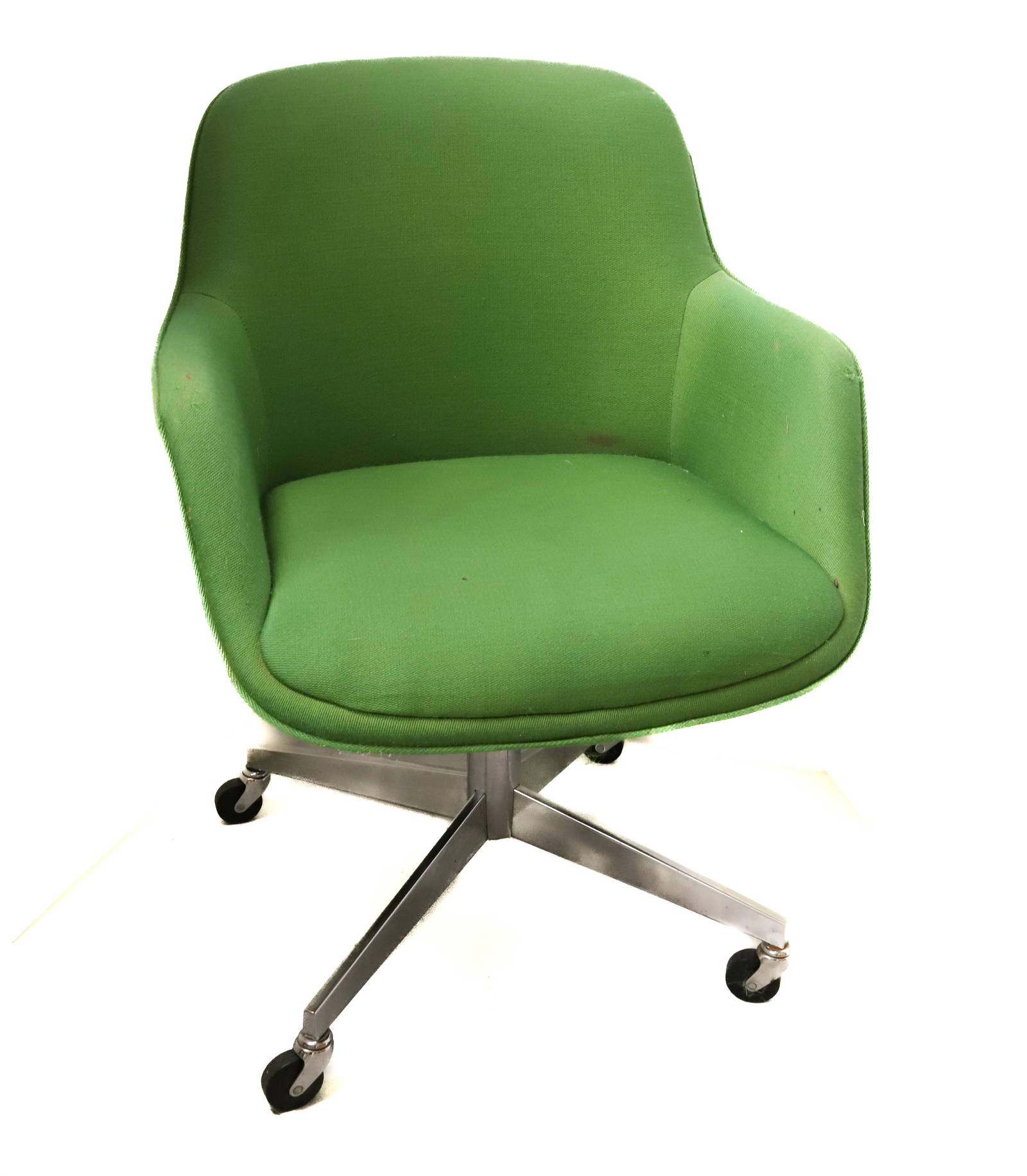 Vintage Steelcase Upholstered Chair Auction