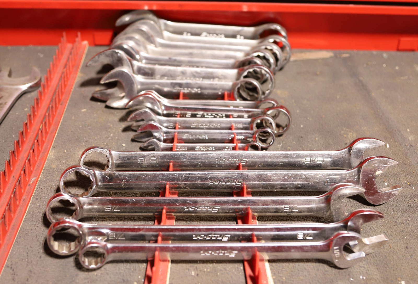 (16) Snap-on Box/open End Wrenches Auction