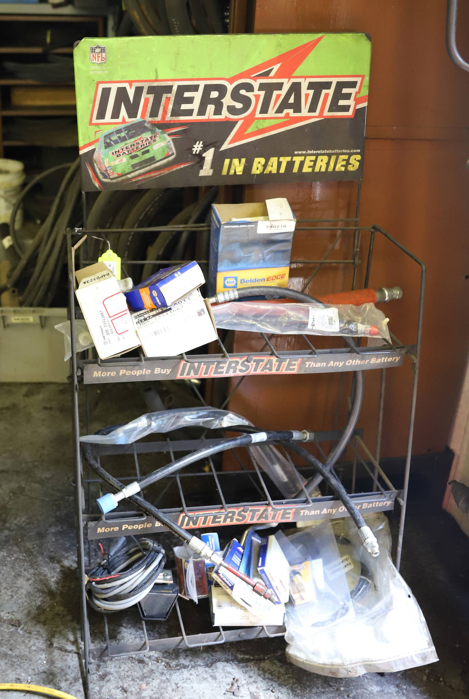 Interstate Battery Rack Auction