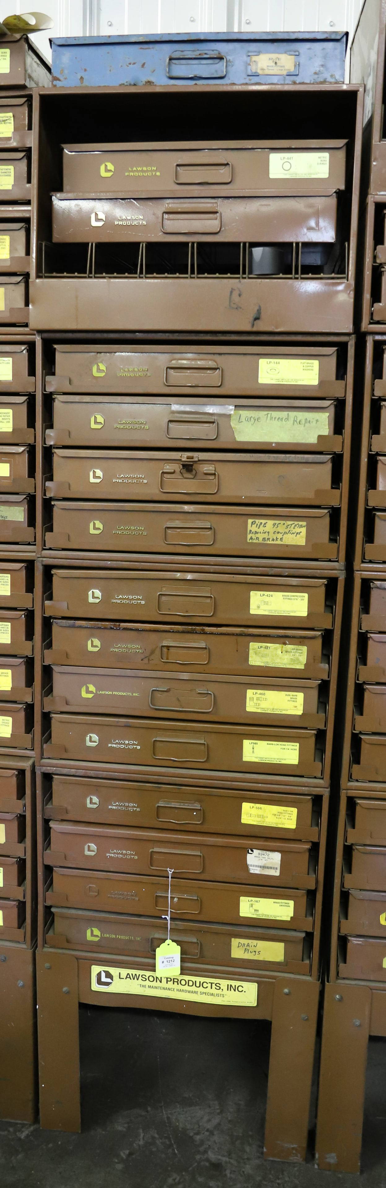 Lawson Parts Cabinet Auction