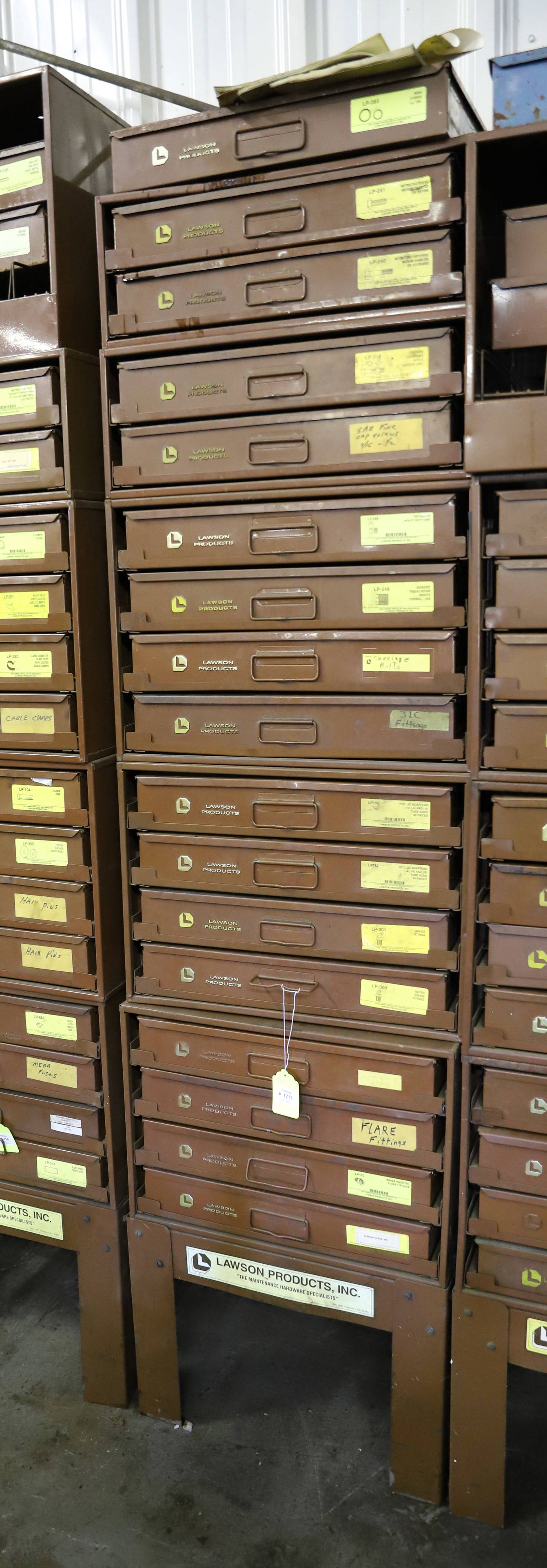 Lawson Parts Cabinet Auction