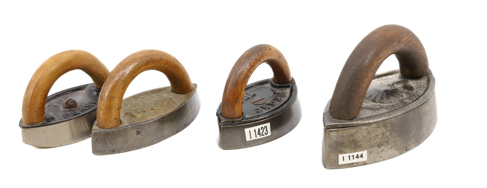 (4) Miniature Sad Irons Auction