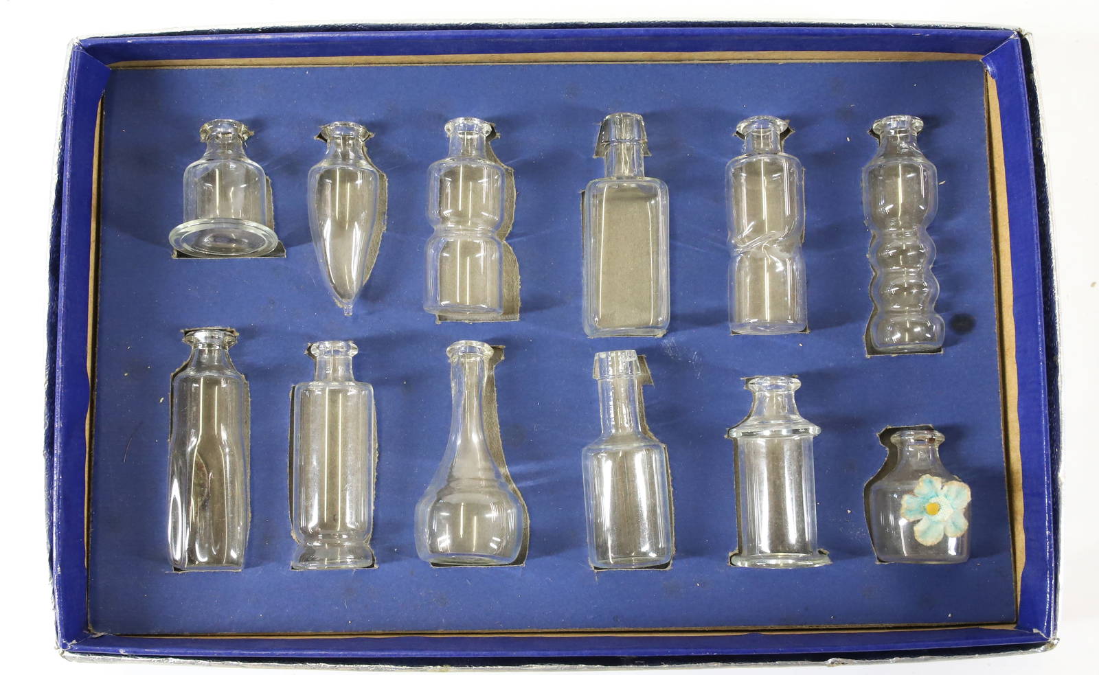 Box Of Perfume Bottle Samples Auction