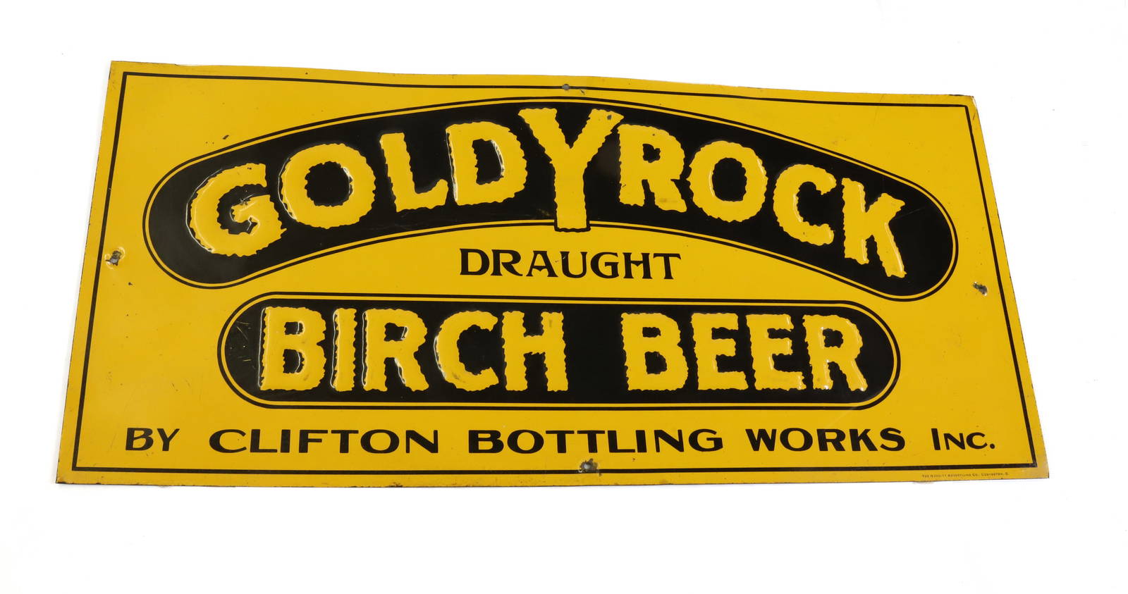 Goldy Rock Birch Beer Sign Auction