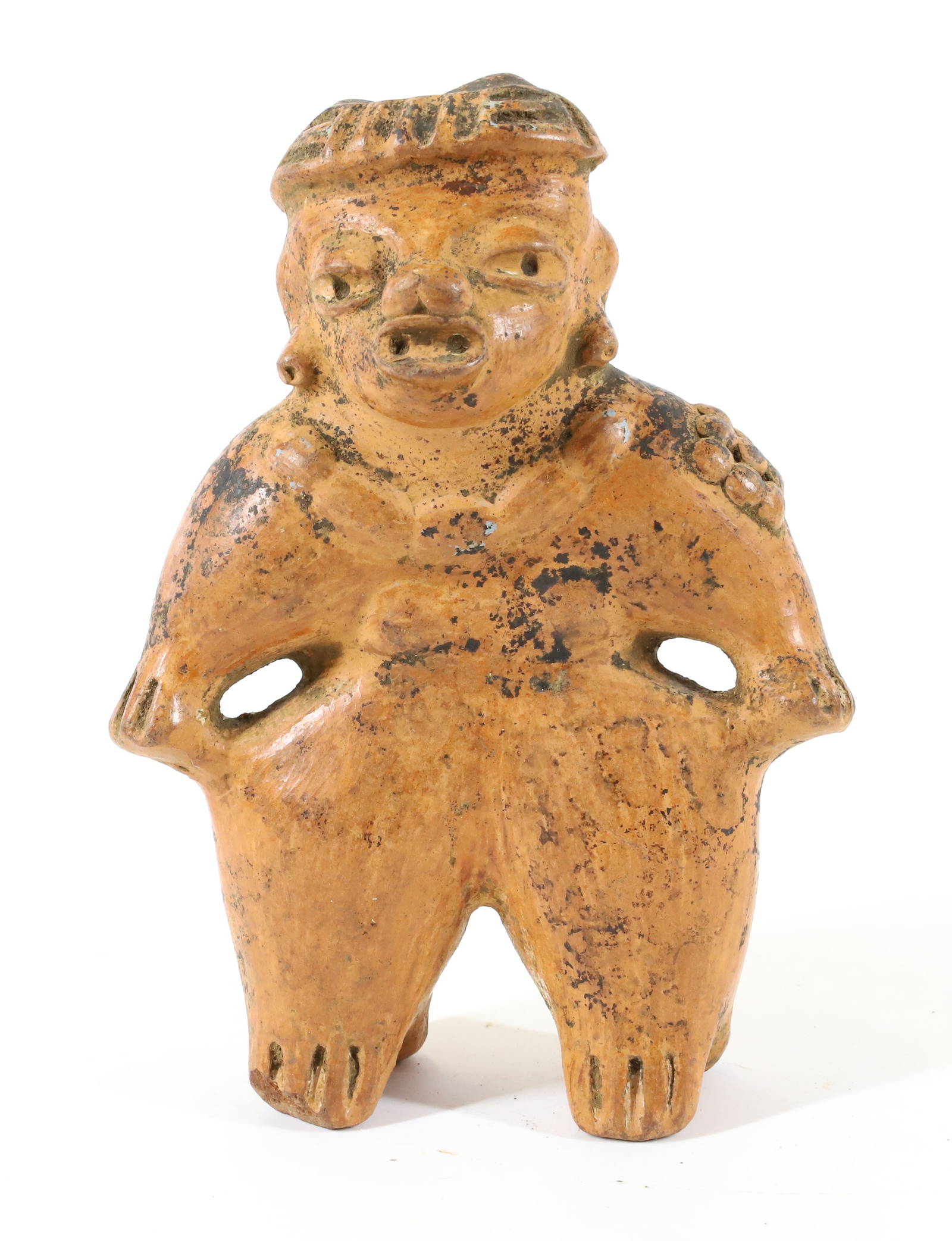Pre-columbian Mayan Figure Rattle Auction