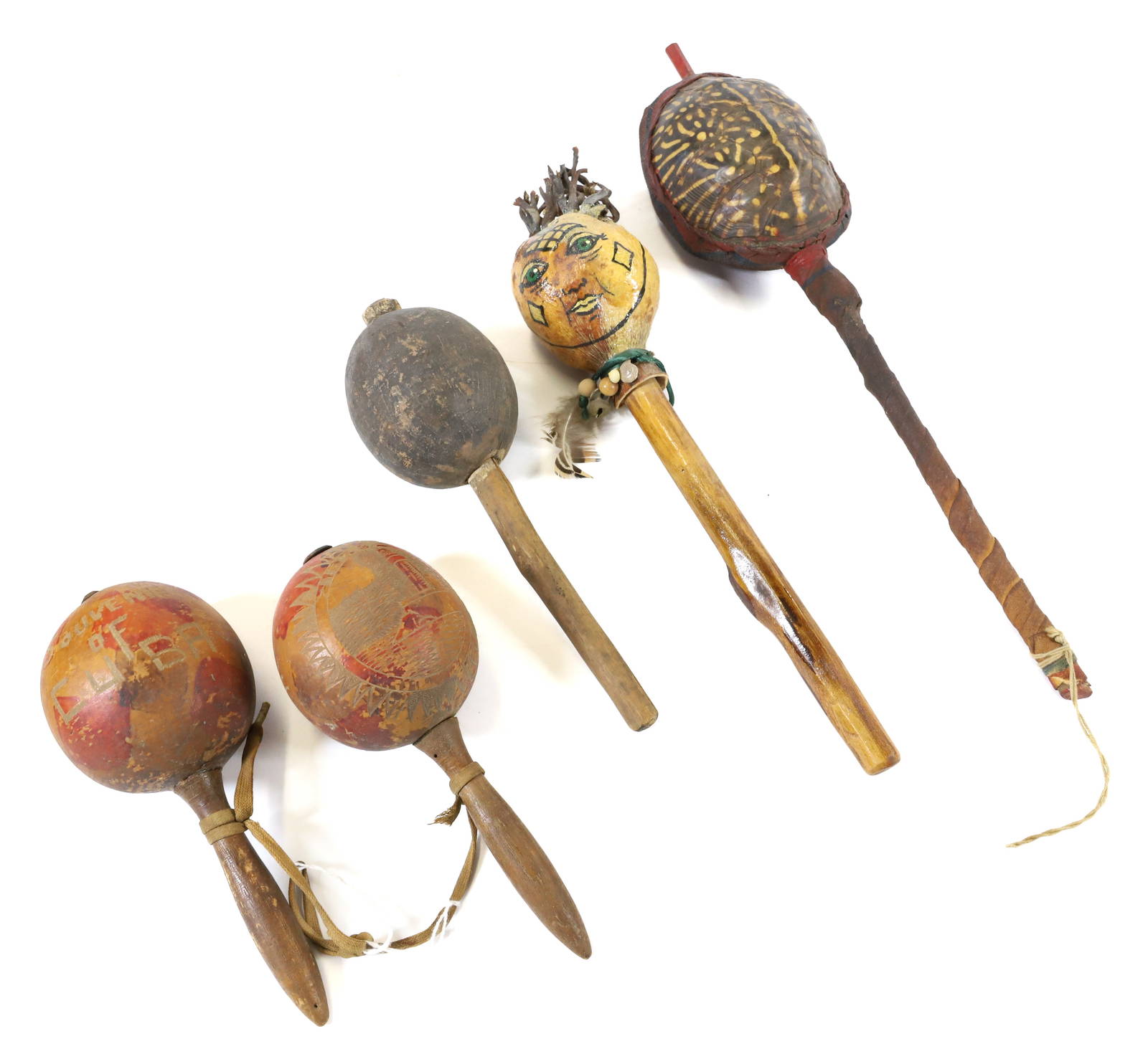 Lot Of Handmade Rattles Auction