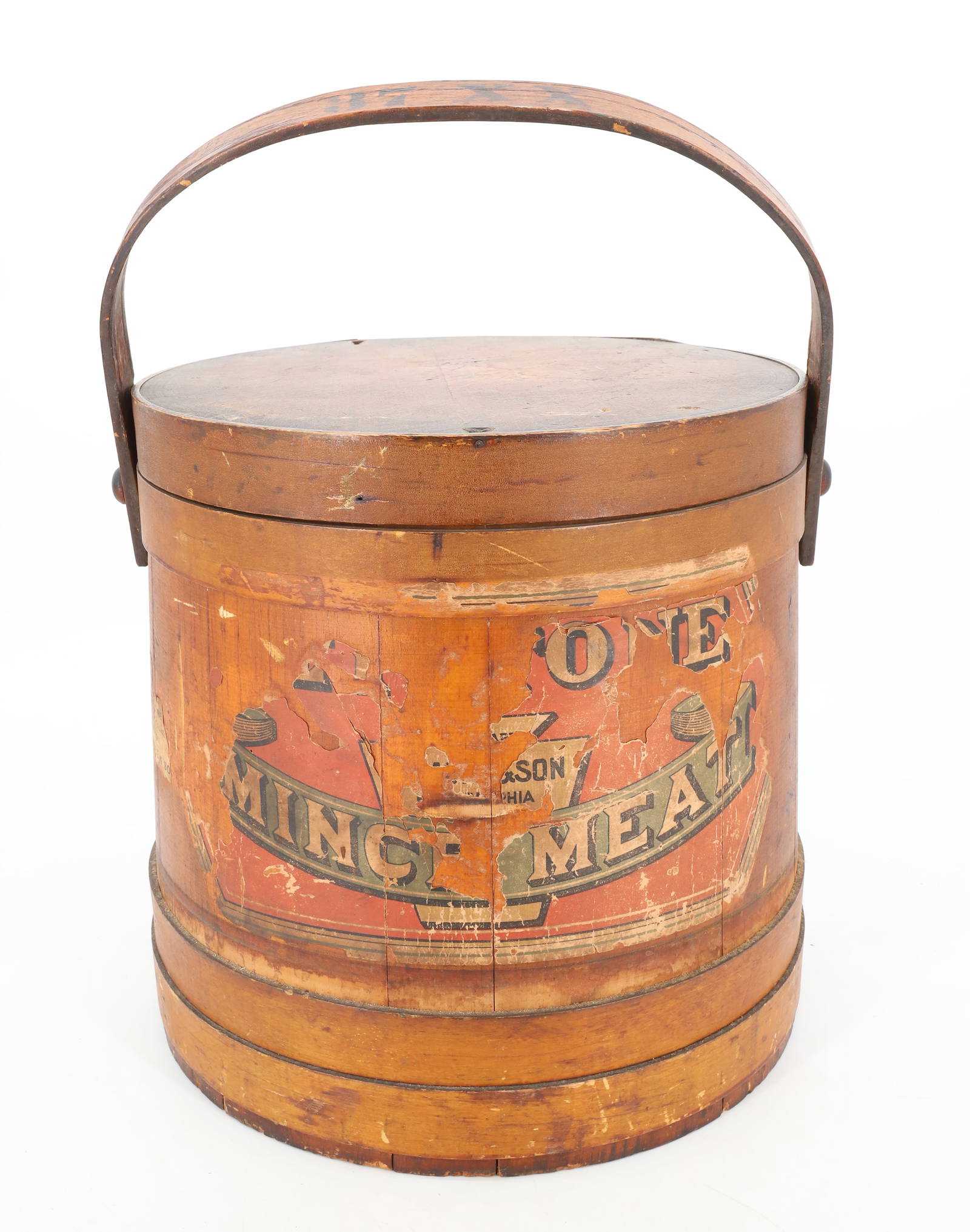 Wooden Firkin With Original Label Auction