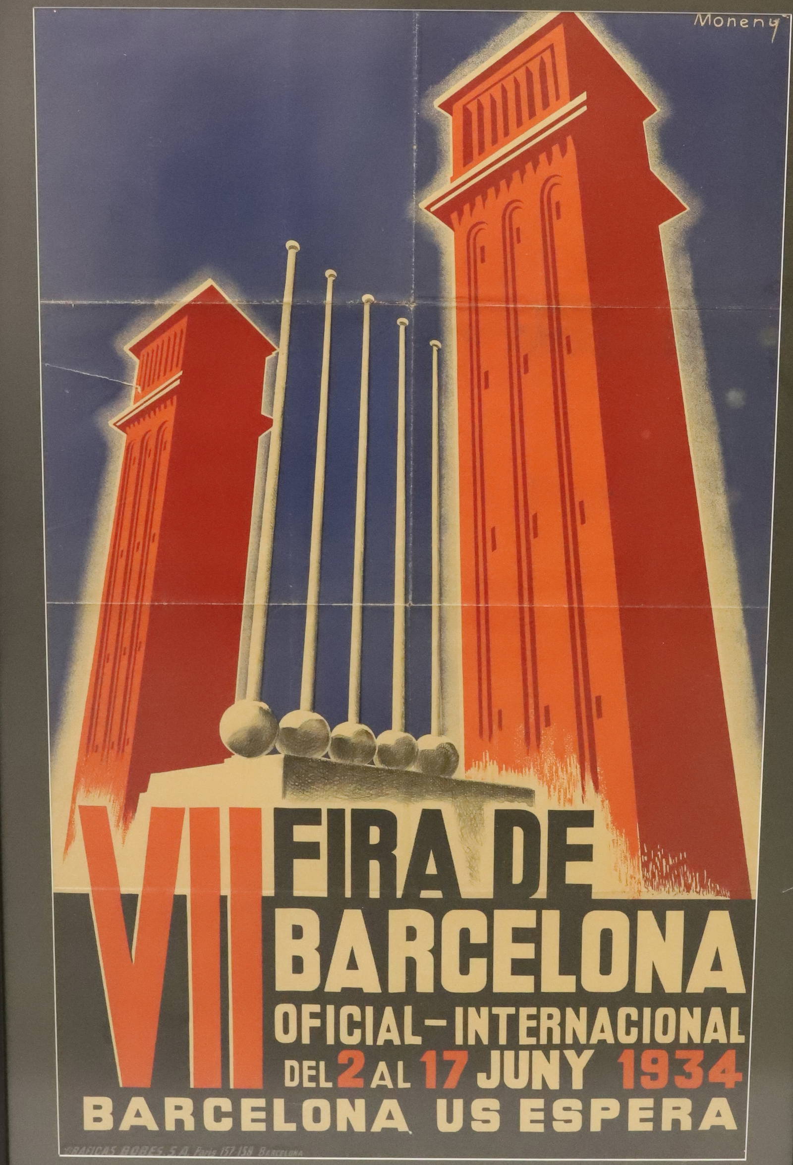 Enric Moneny Trade Show Poster Auction