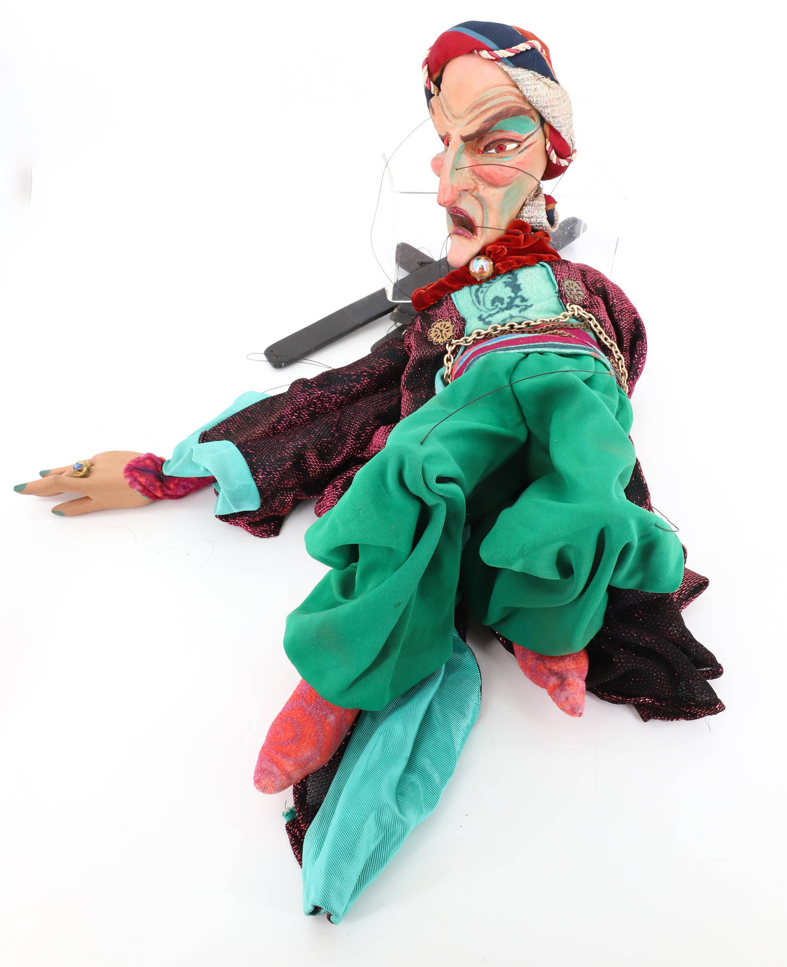 Wayland Flowers Fortune Teller String Puppet Auction