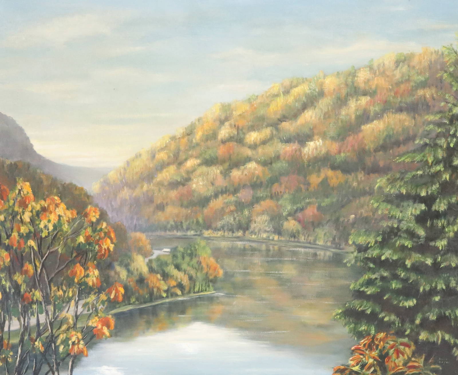 Anna Boyer Oil On Canvas Auction