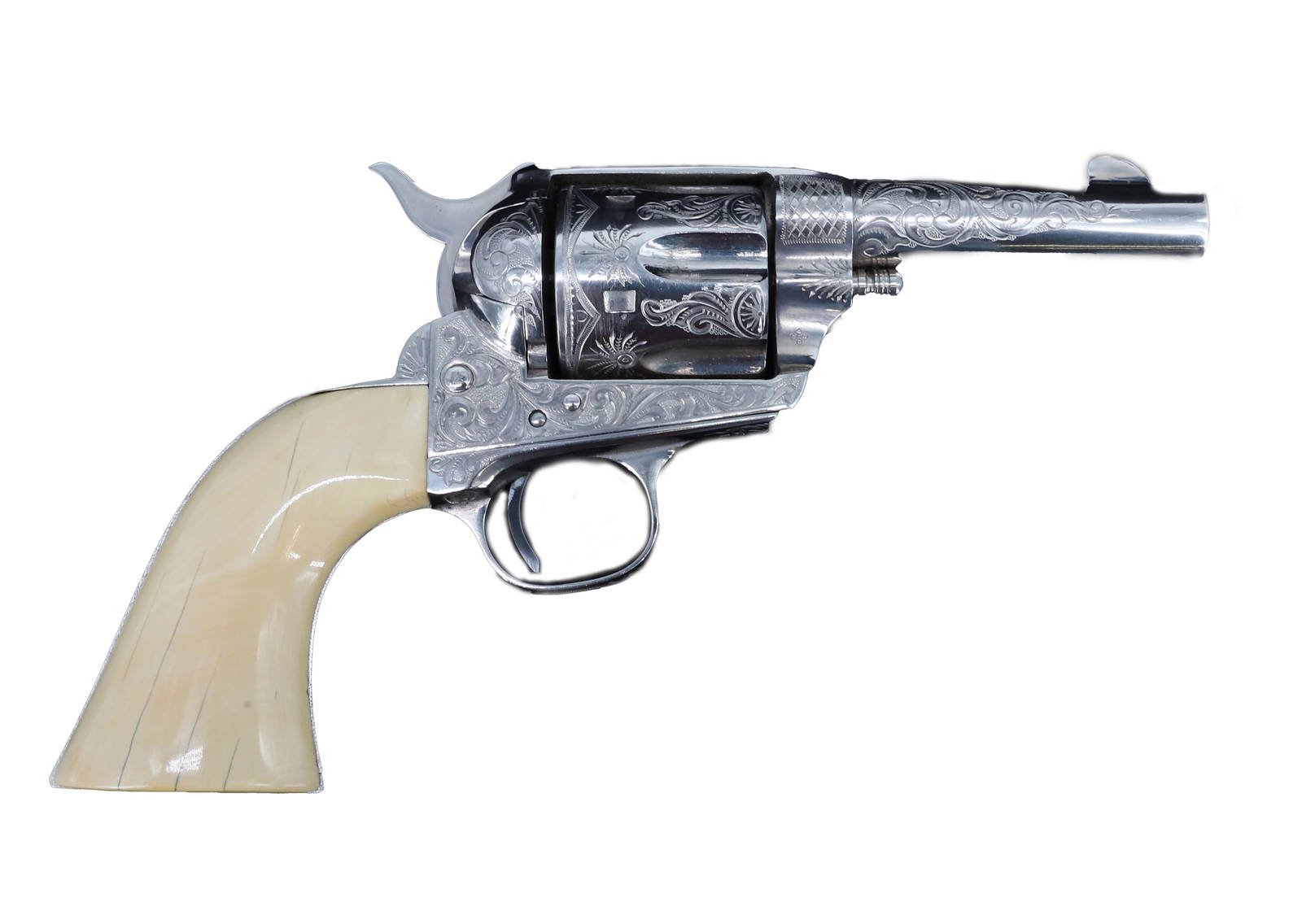 Finely Engraved Colt Single Action Army Sheriff's Model Auction