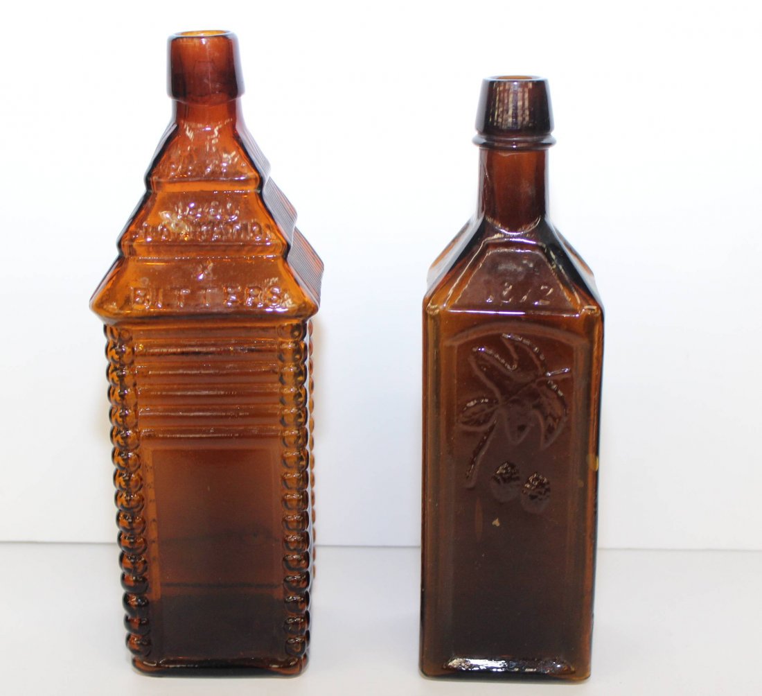 Pr. Amber Bitters Bottles