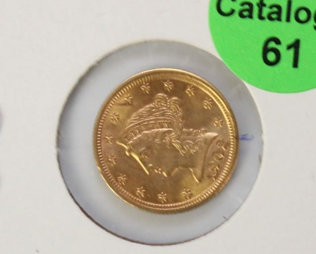 U.s. 1902 $ 2 1/2 Gold Coin