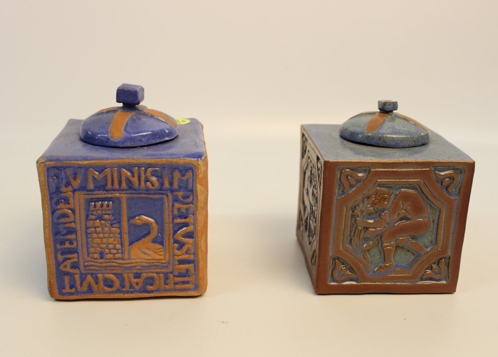 MORAVIAN MERCER TILE INKWELLS