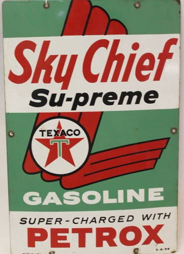 Vintage Adv. Texaco Sign