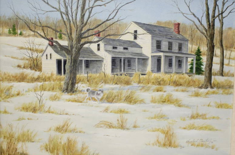 Charles Dougherty Oil On Board