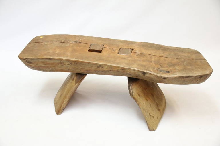 FREE FORM MORTISED BENCH - Jan 28, 2017 | Hartzell's Auction Gallery ...
