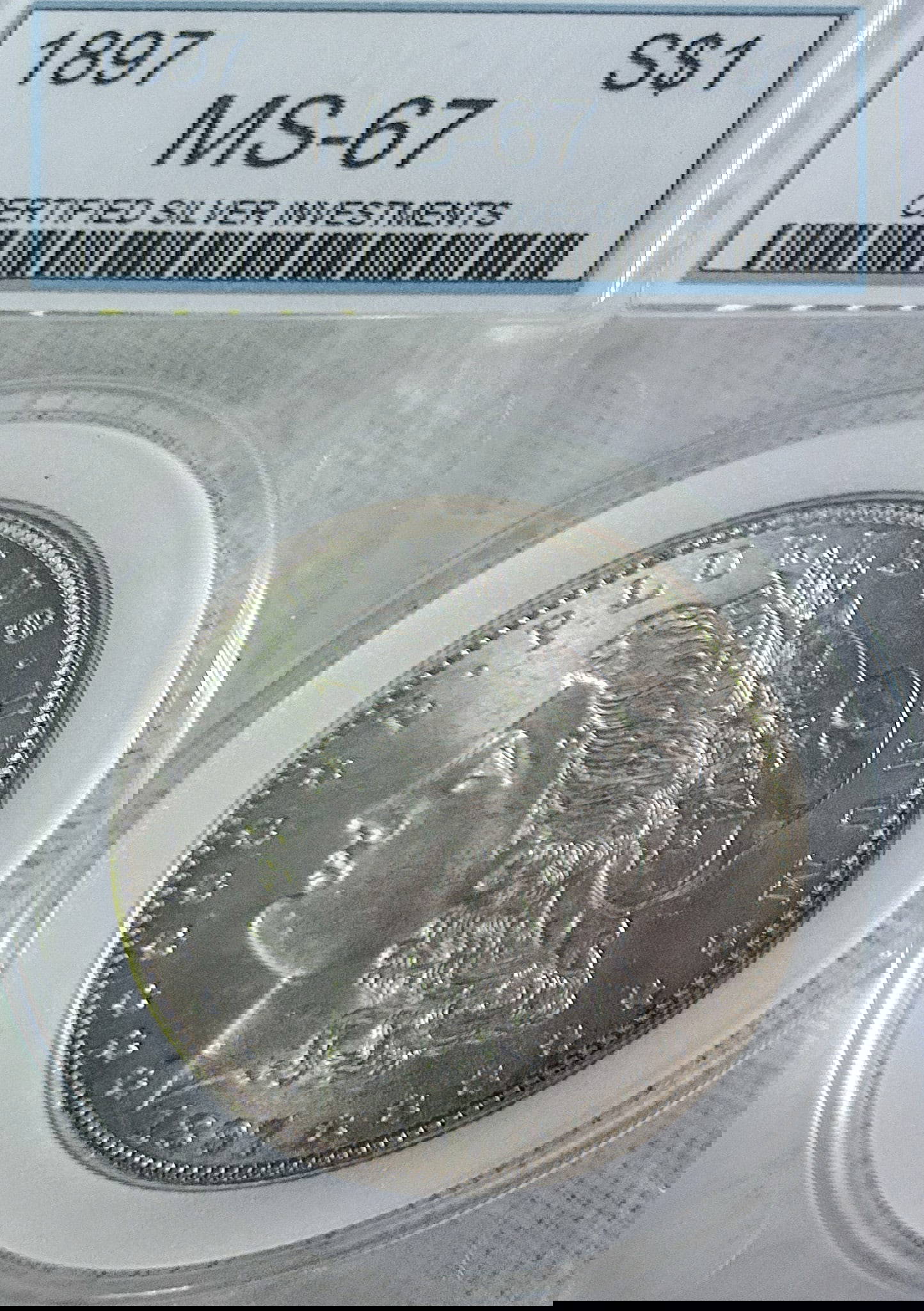 1897 Morgan Silver Dollar Ms67 Auction