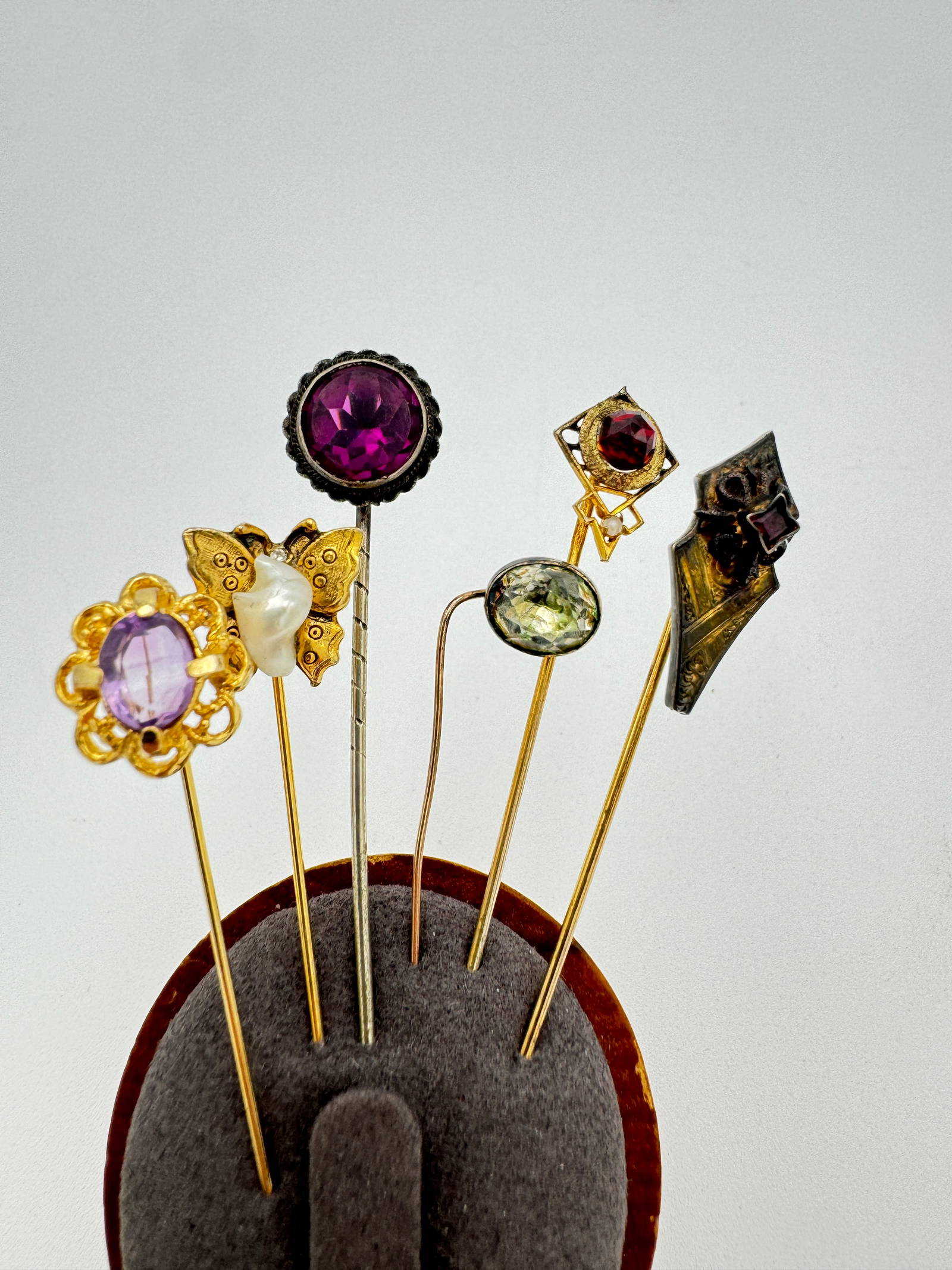 Vintage/antique Stick Pins Collection , 6 Stick Pins Auction