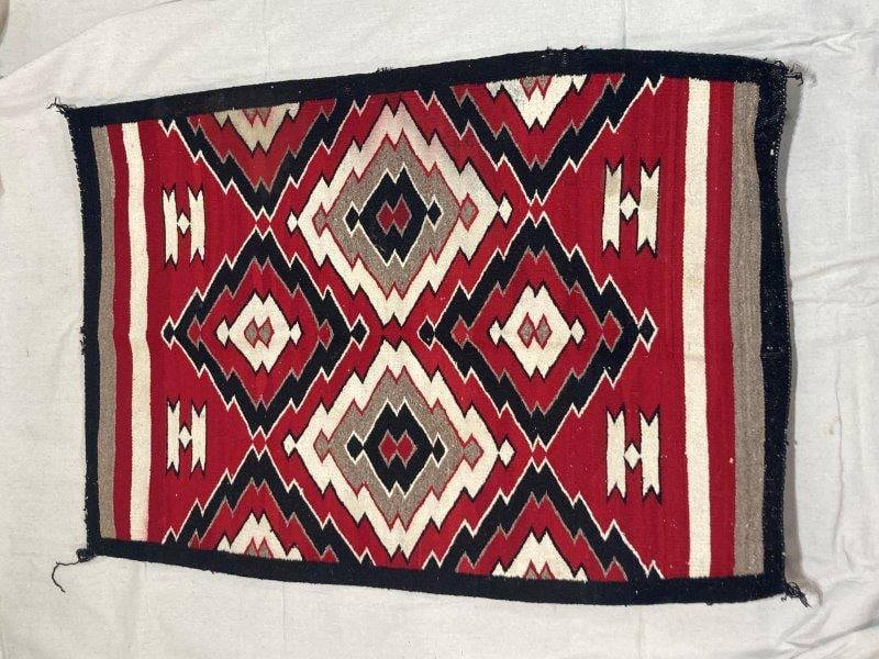 Navajo Red Mesa Rug Auction