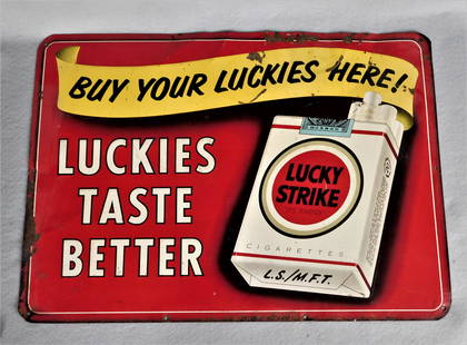 Lucky Strike Neon Sign