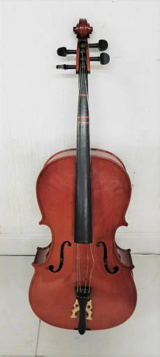 Vintage 4 String Cello With Bow