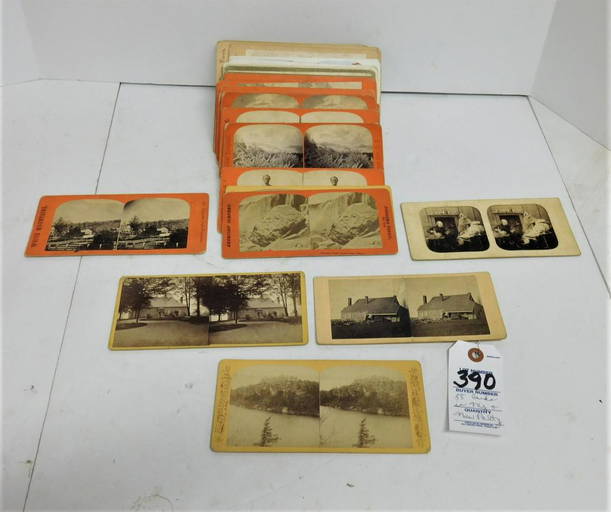 Lot of 55 Stereoptic Cards (#0390) on Oct 01, 2022 | Roberson's ...