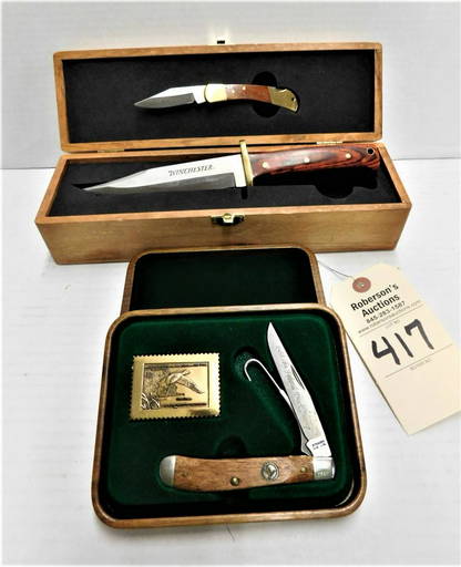 Lotof 2 Collectible Knife Sets (#0417) on Dec 03, 2022 | Roberson's ...