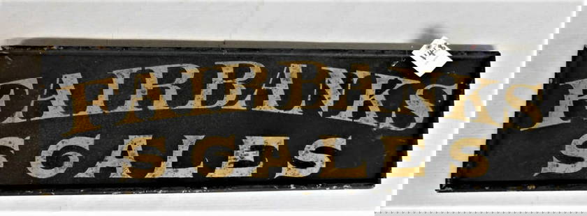 Fairbanks Scales Advertising Sign