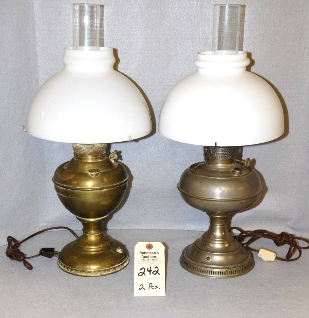2 Electrified Rayo Lamps Auction