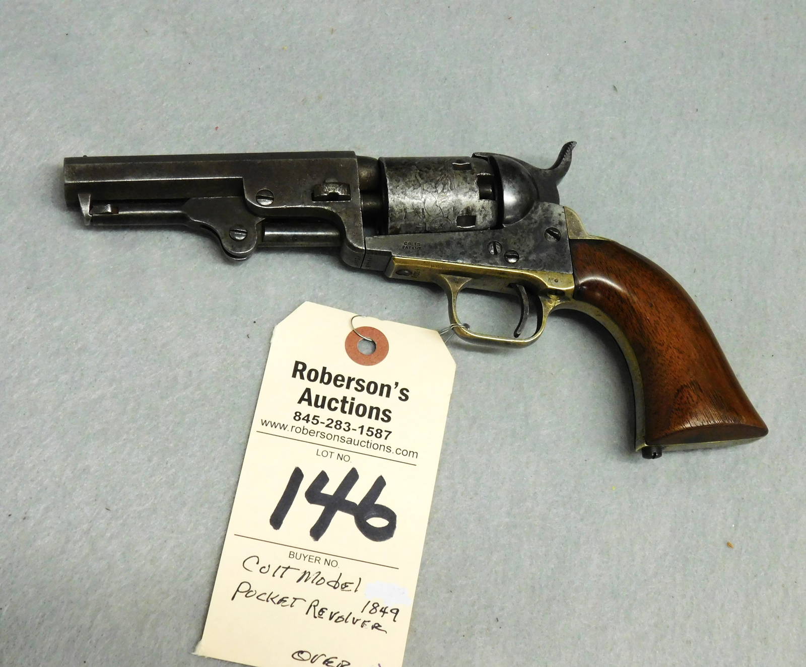 1889 Colt Model Pocket Revolver Auction