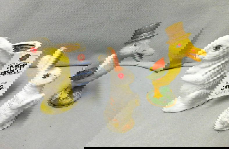 3 Vintage Candy Containers