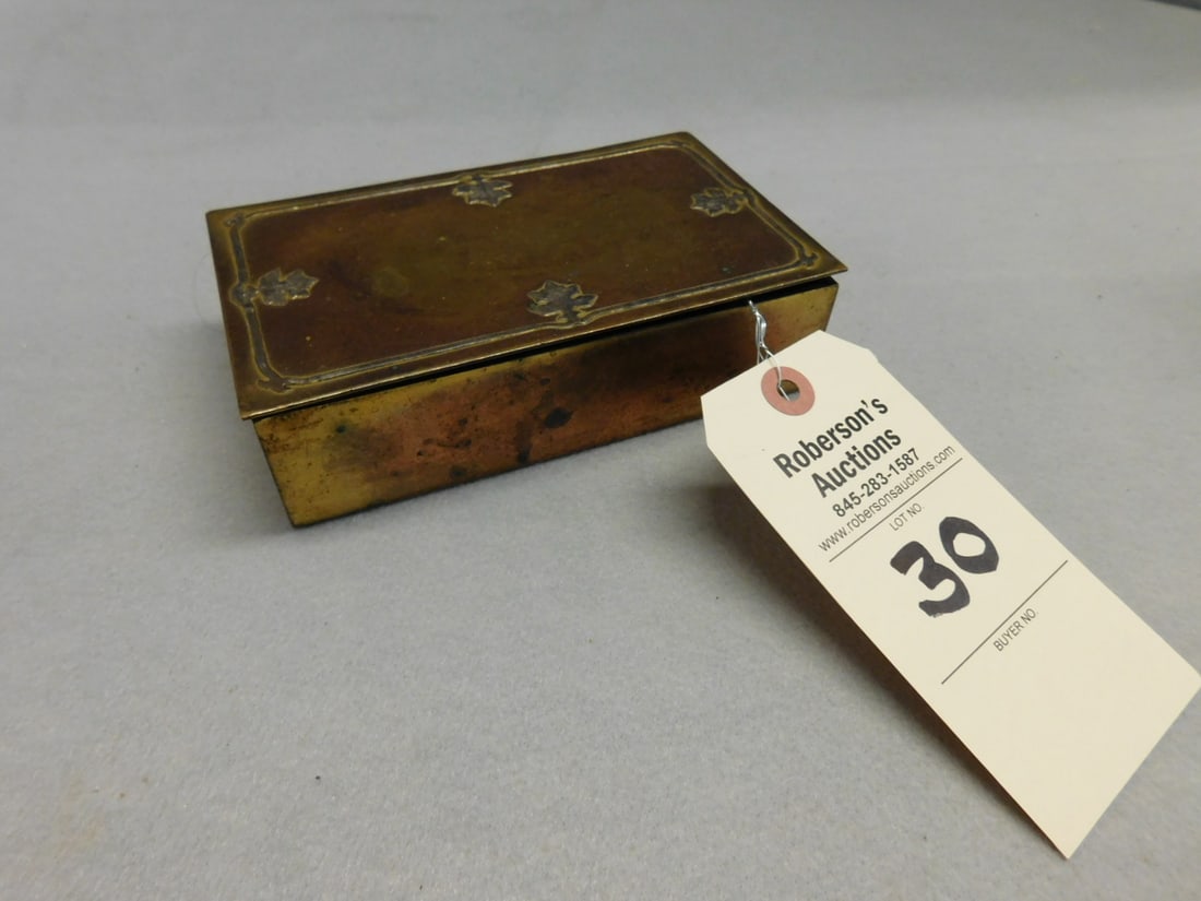 Sterling Decorated Bronze Lidded Box - Jun 21, 2025 | Roberson's ...