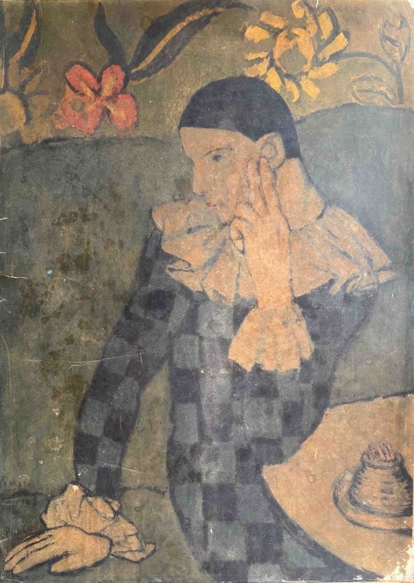 Pablo Picasso (spanish, 1881-1973) "untitled" Serigraph 1901 Auction