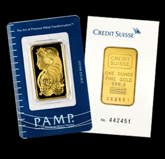 1 Oz Gold Pamp / Credit Suisse Ingot (1)