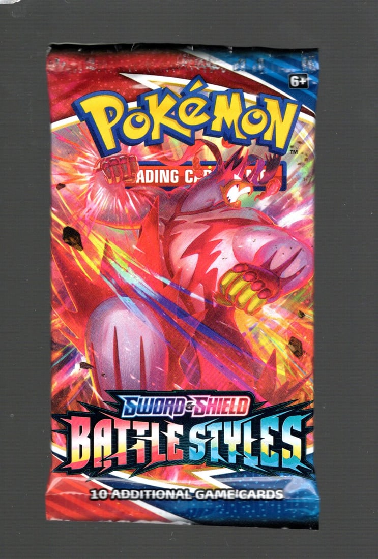 Pokemon Sword And Shield Battle Styles 10 Card Booster Pack Charizard ...