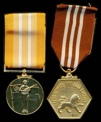 2 Singapore Saf Medals