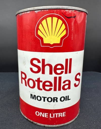 Shell Rotella S Motor Oil 1 Liter Oil Can