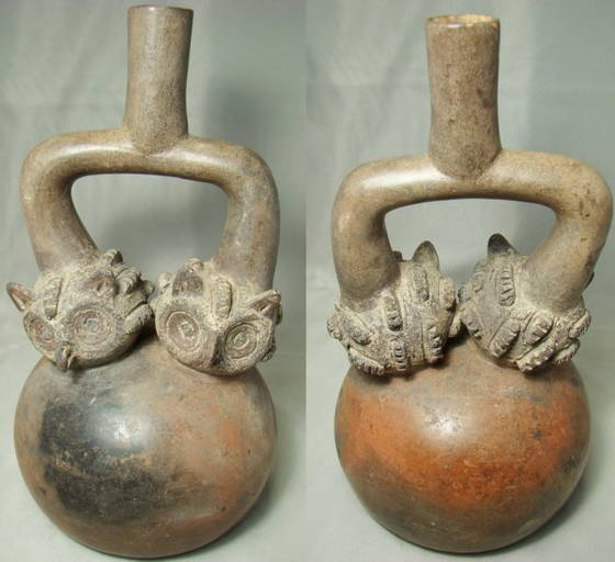 846: Peru, Chavin, CHOICE "Cupisnique" type avian pot - Oct 26, 2008 ...