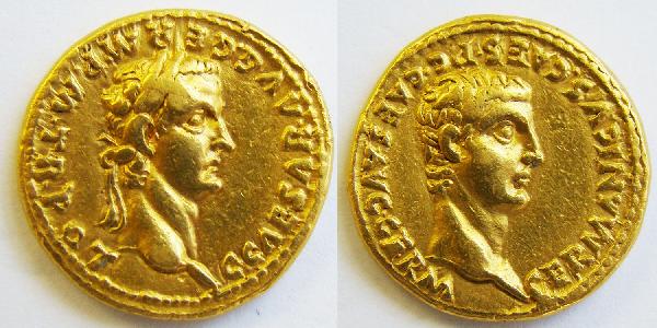 Caligula, 37 41ad., Rare Gold Aureus