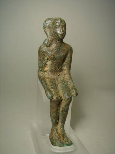 Kushite Period, 712 – 664 BC. A nice bronze seate - May 07, 2006 | Michael Malter in CA