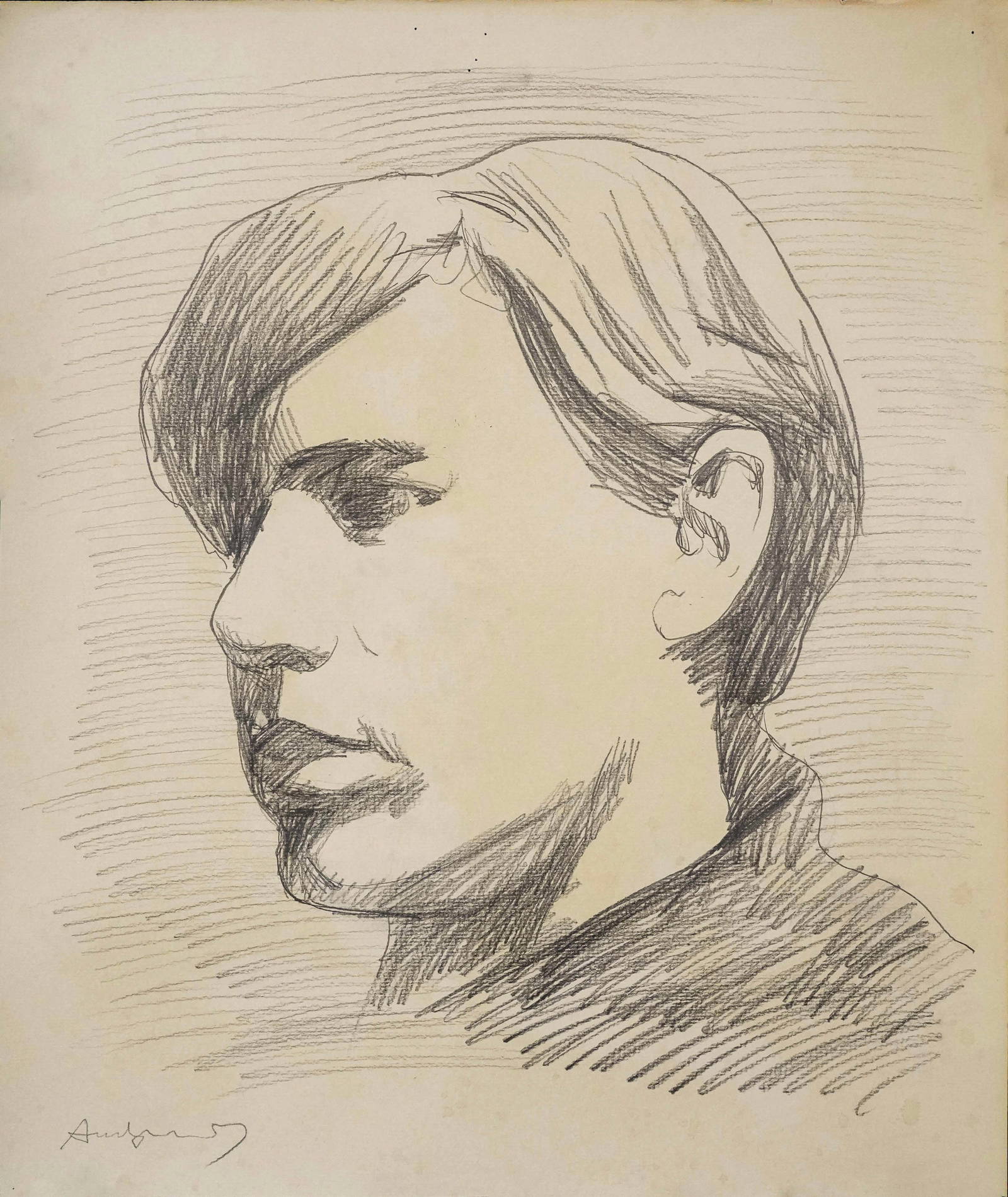 Andy Warhol (1928-1987), Attributed To, Pencil On Paper Auction