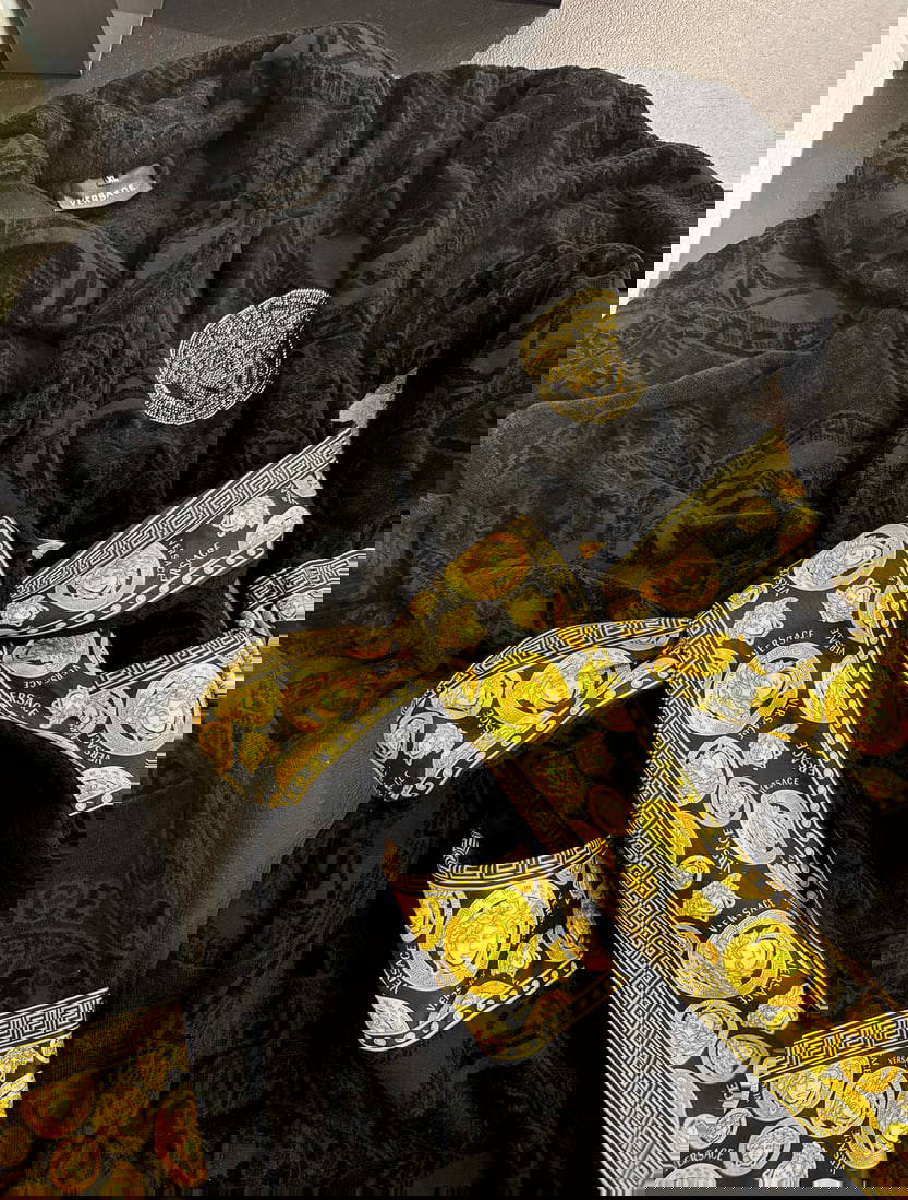 Versace Medusa Crystal Studded Robe Auction