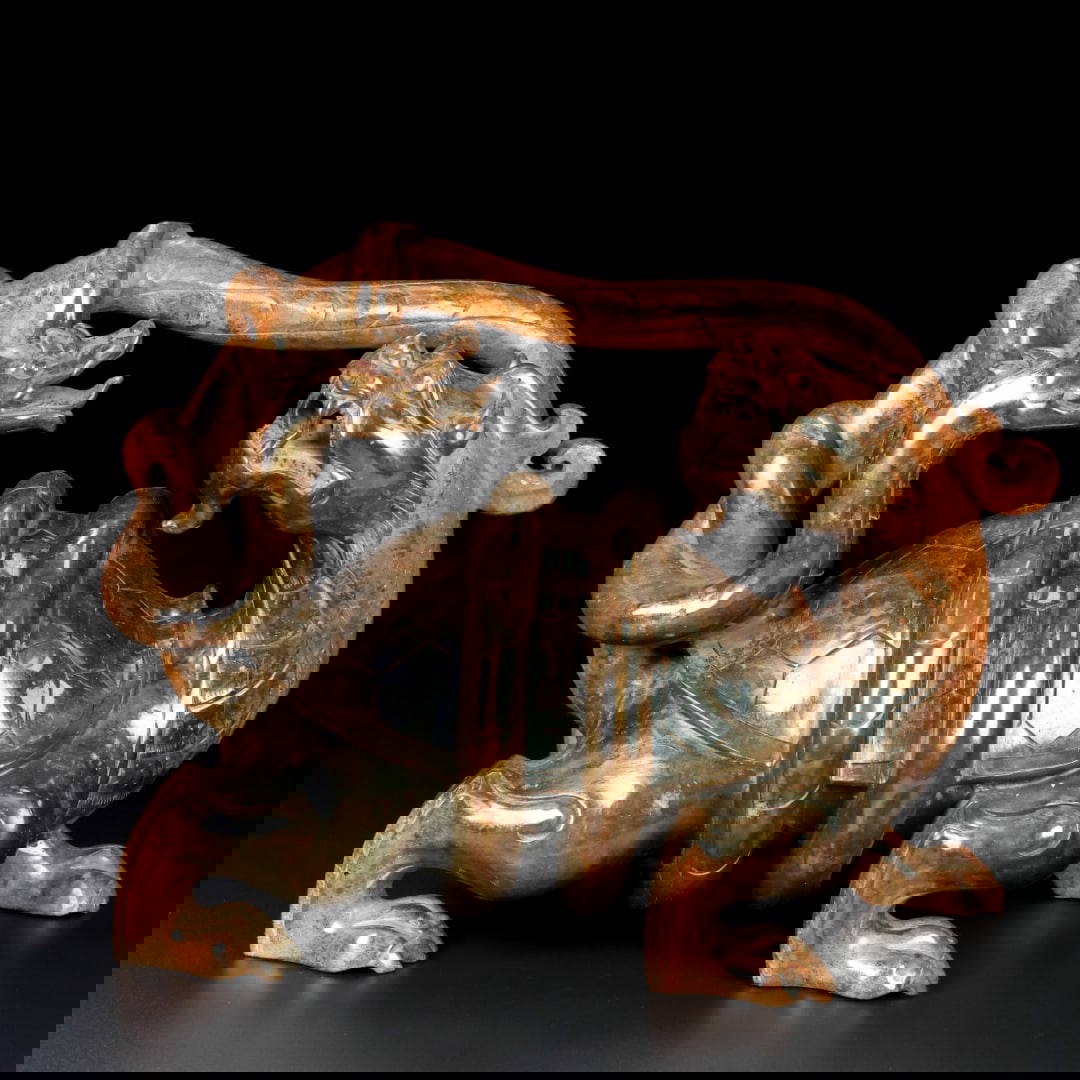 A Piece Of Han Dynasty Dragon Turtle Xuanwu Auction