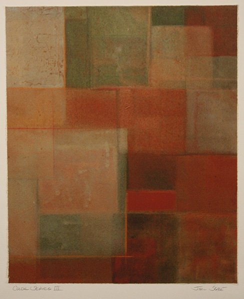 7039: Abstract Litho by Jim Seale "Color Series III"