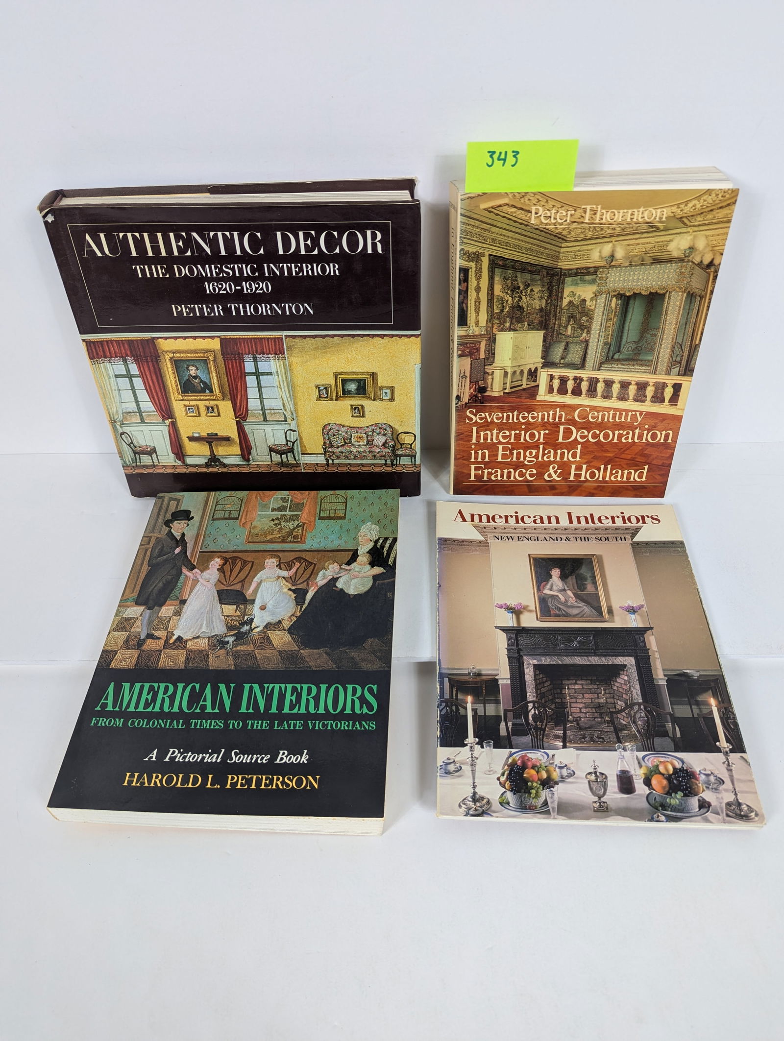 4 Books- Related To Interior Decoration Including Authentic Décor The ...