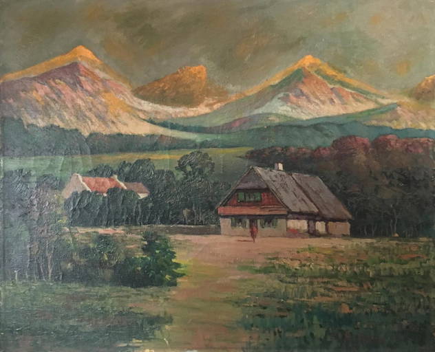 Ladislao Szody ; Landscape; Oil Canvas