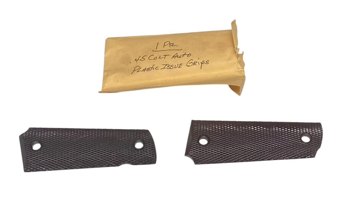 Original Wwii Keyes Fibre Co. 1911 A1 Grips Auction