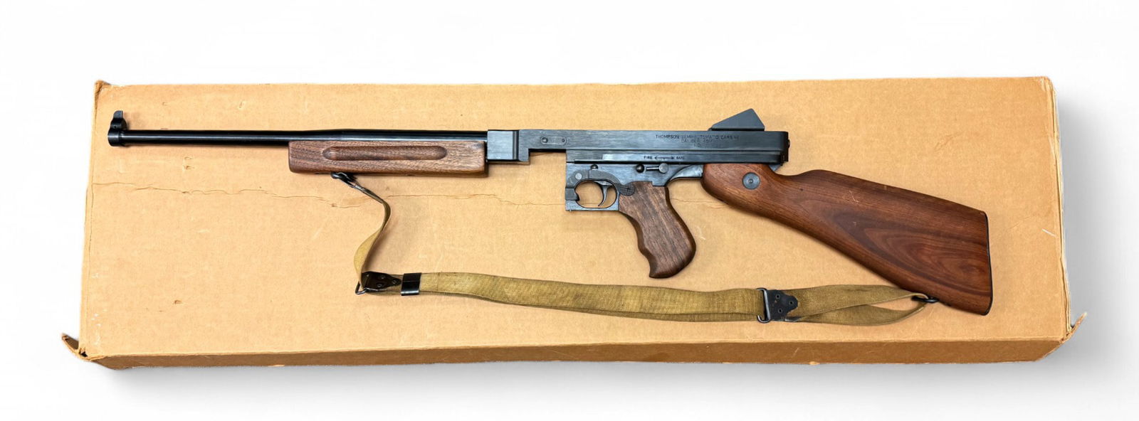 Nib Auto-ordnance Thompson M1 .45 Acp Semi-automatic “tommy Gun ...